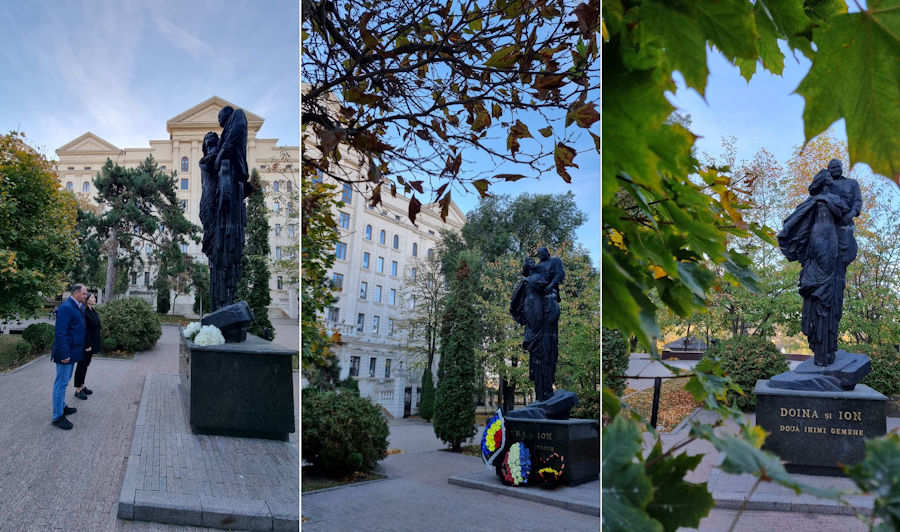 Ion Ceban, președintele Partidului MAN a venit astăzi cu un omagiu la ...