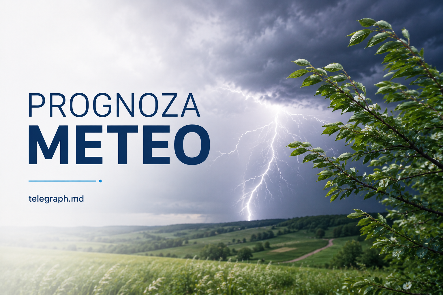 Prognoza meteo: Averse cu descărcări electrice în nordul și sudul țării ...